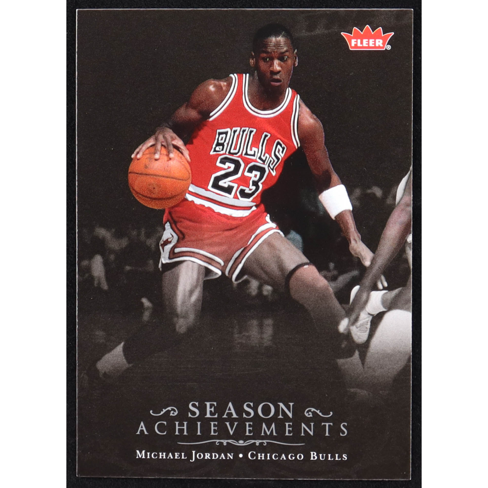 Michael Jordan 2007 Fleer Michael Jordan Season Achievements #SH31 ...