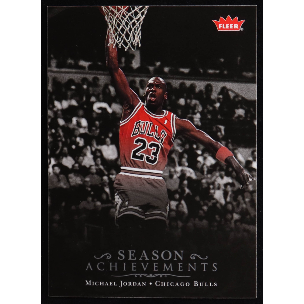 Michael Jordan 2007 Fleer Michael Jordan Season Achievements #SH39 ...