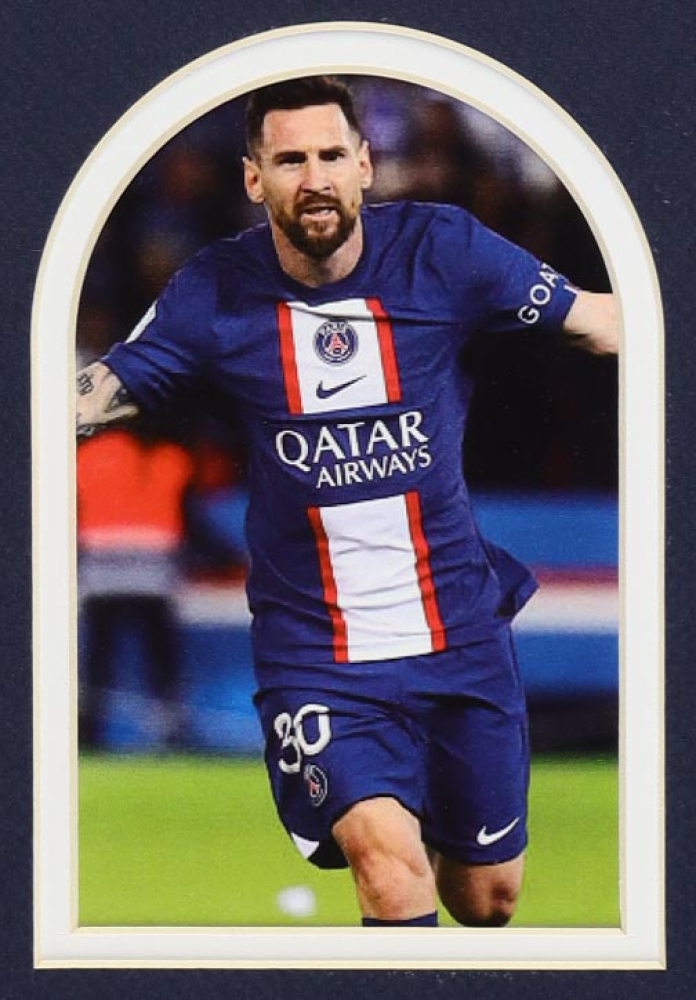 Lionel Messi Custom Framed Jersey Display | Pristine Auction
