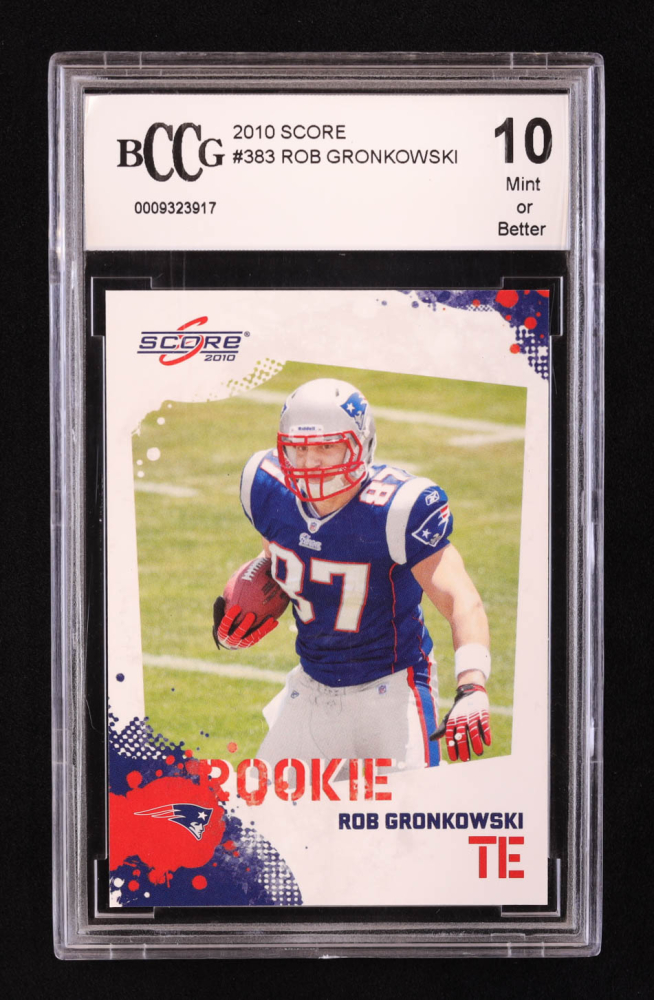 Rob Gronkowski 2010 Score #383 RC (BCCG 10) | Pristine Auction