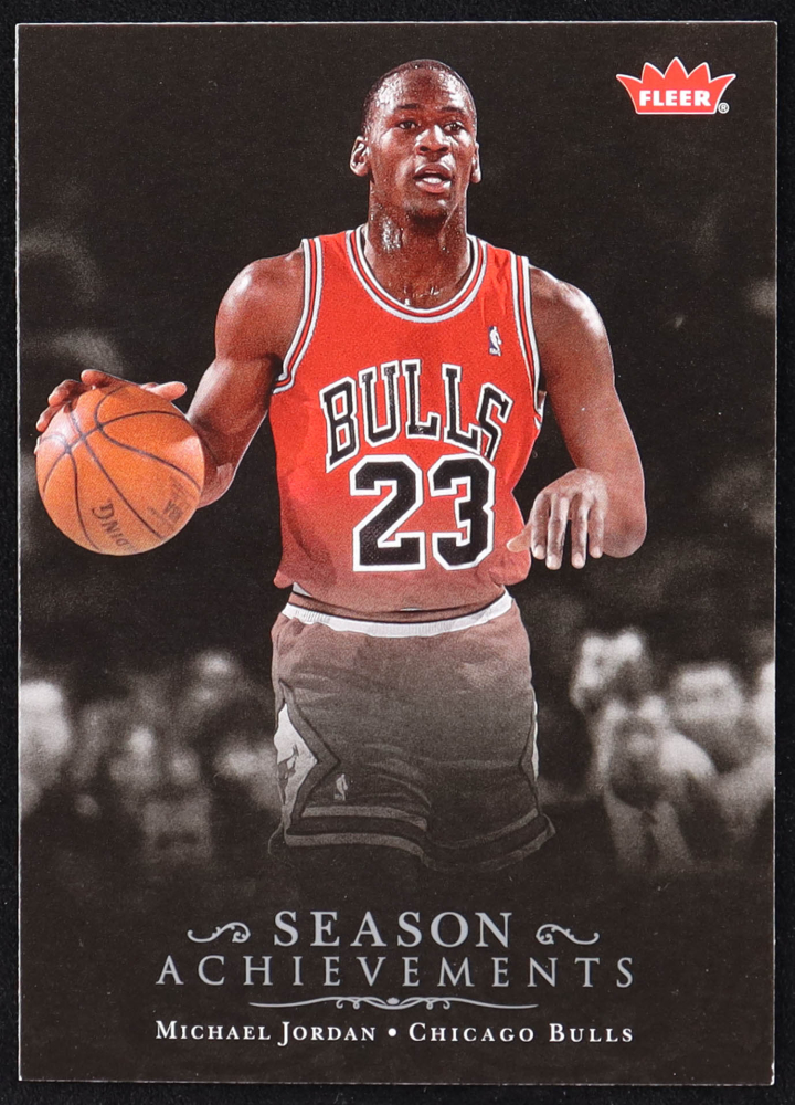 Michael Jordan 2007 Fleer Michael Jordan Season Achievements #SH30 ...