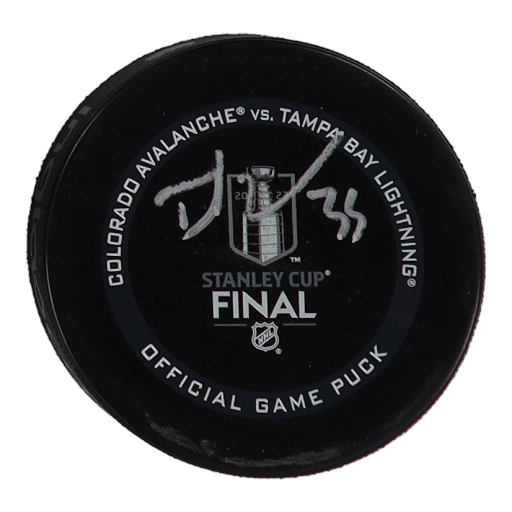 Darcy Kuemper Signed 2022 Stanley Cup Official Game Hockey Puck ...