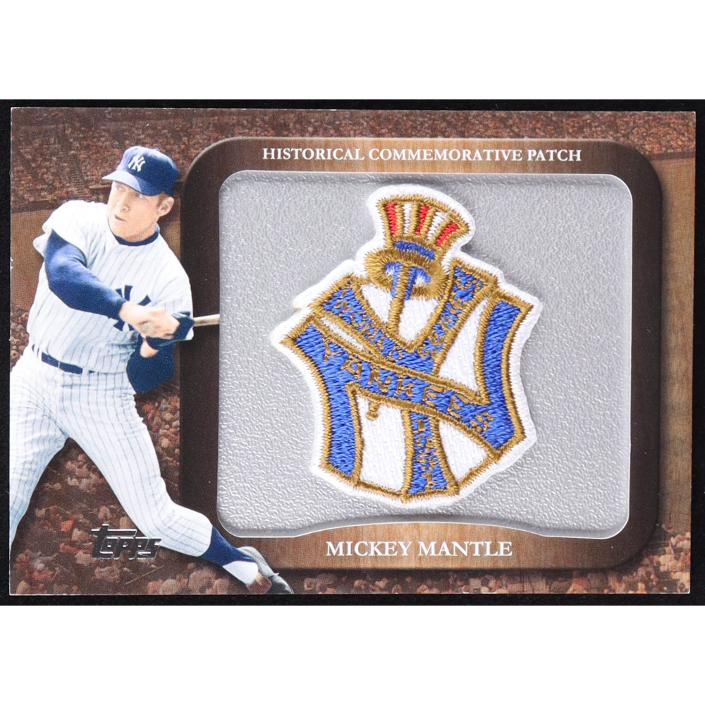 Mickey Mantle 2009 Topps Legends Commemorative Patch #LPR11 / 1951 ...
