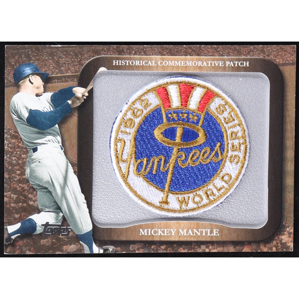 Mickey Mantle 2009 Topps Legends Commemorative Patch #LPR28 / 1962 ...