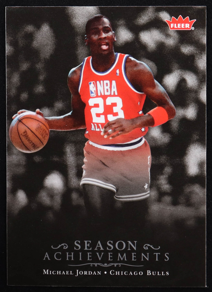 Michael Jordan 2007 Fleer Michael Jordan Season Achievements #SH16 ...