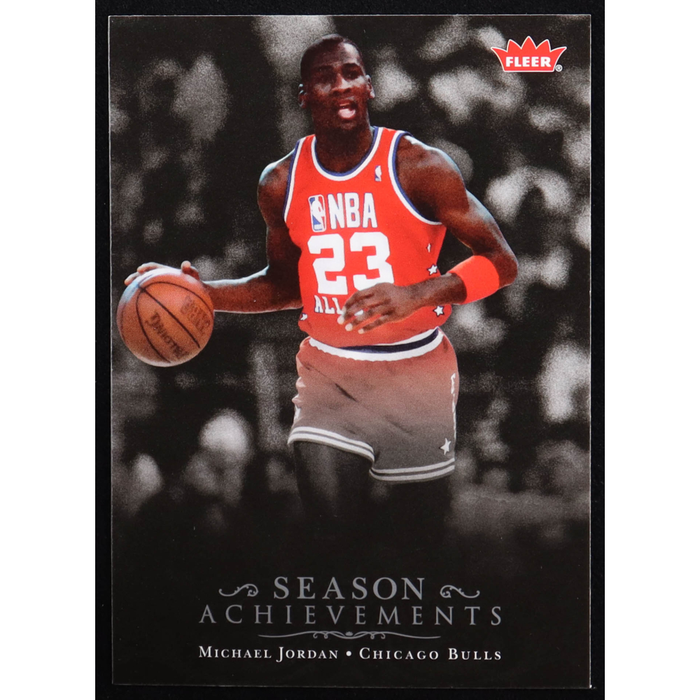 Michael Jordan 2007 Fleer Michael Jordan Season Achievements #SH16 ...