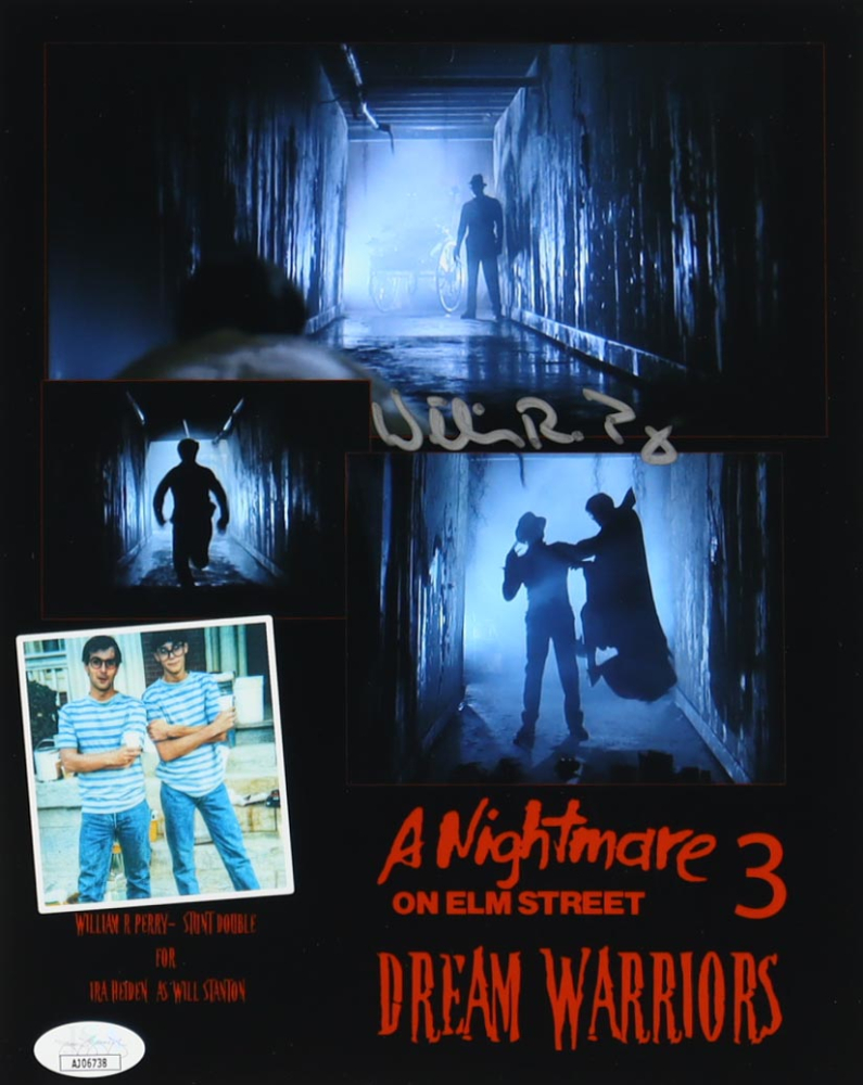 William R. Perry Signed "A Nightmare on Elm Street 3: Dream Warriors ...