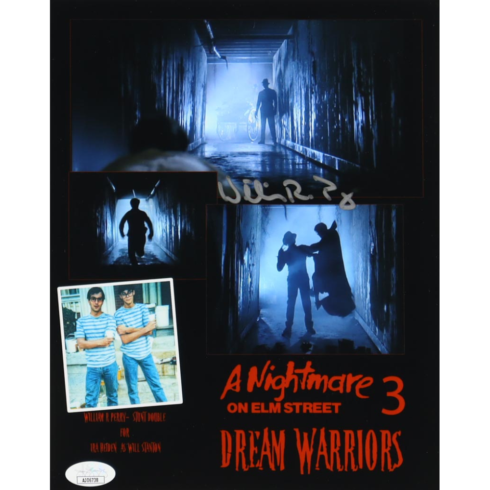 William R. Perry Signed "A Nightmare on Elm Street 3: Dream Warriors ...