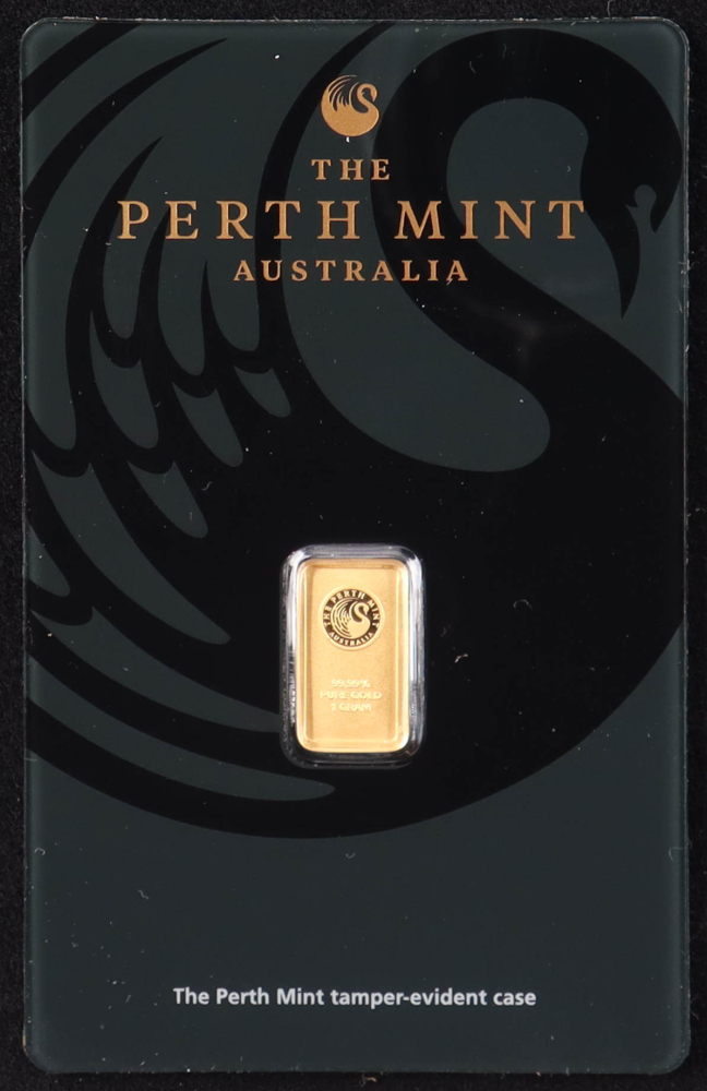 The Perth Mint Australia 1g 99.99% Pure Gold Bar in Assay | Pristine ...