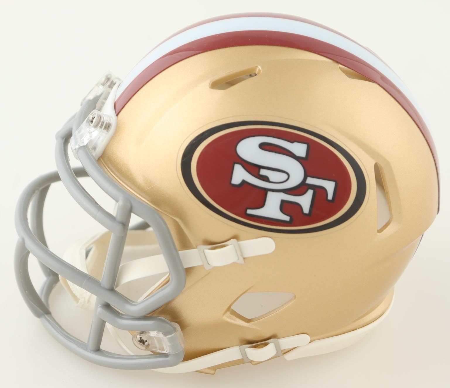 Ed McCaffrey Signed 49ers Speed Mini Helmet Inscribed "XXIX" (Beckett ...