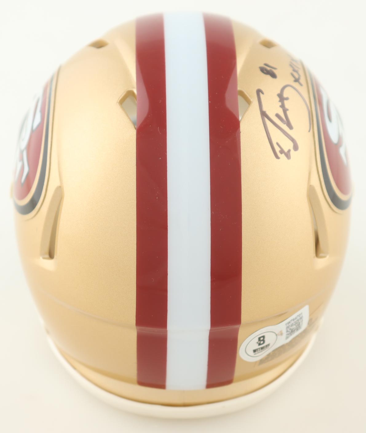 Ed McCaffrey Signed 49ers Speed Mini Helmet Inscribed "XXIX" (Beckett ...