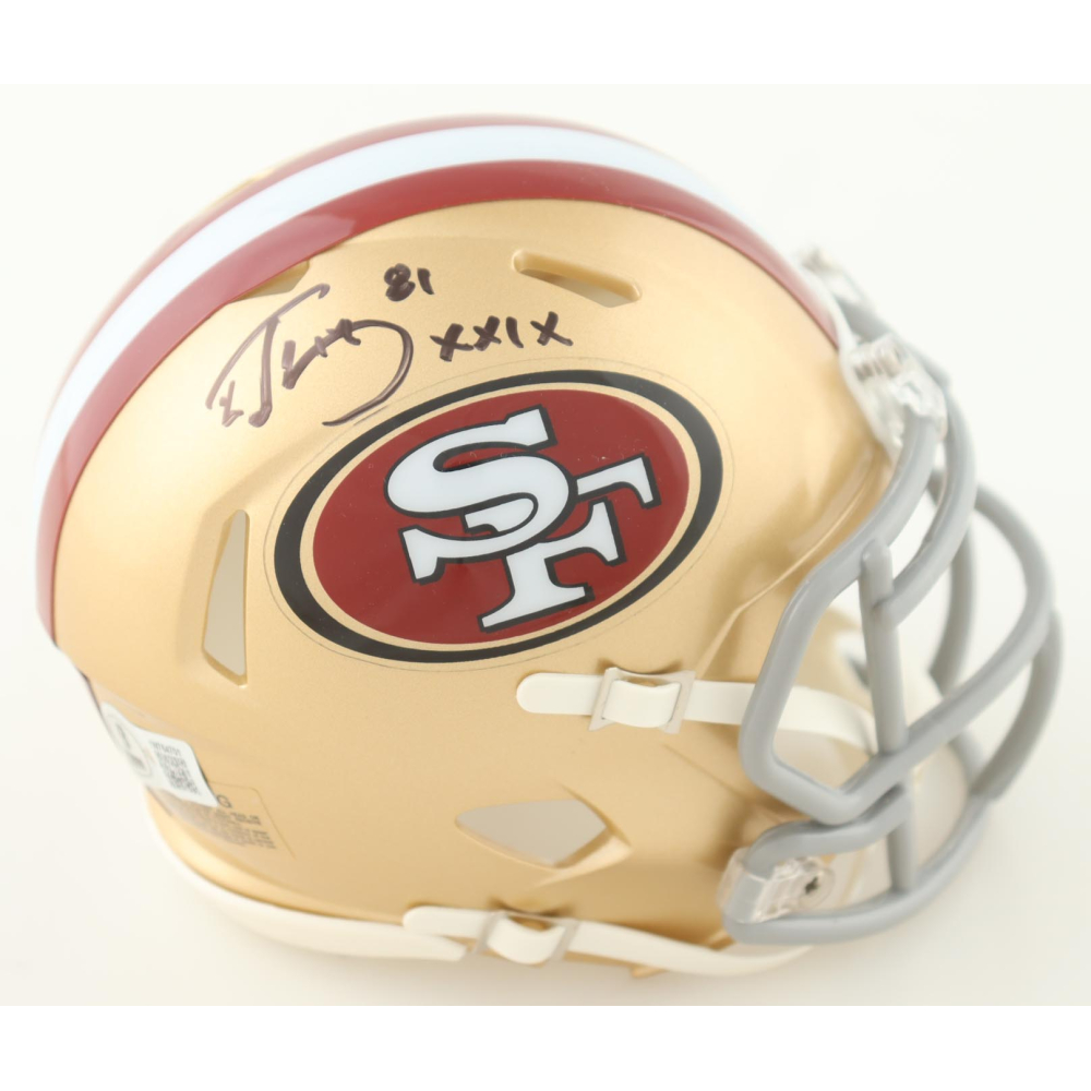 Ed McCaffrey Signed 49ers Speed Mini Helmet Inscribed "XXIX" (Beckett ...