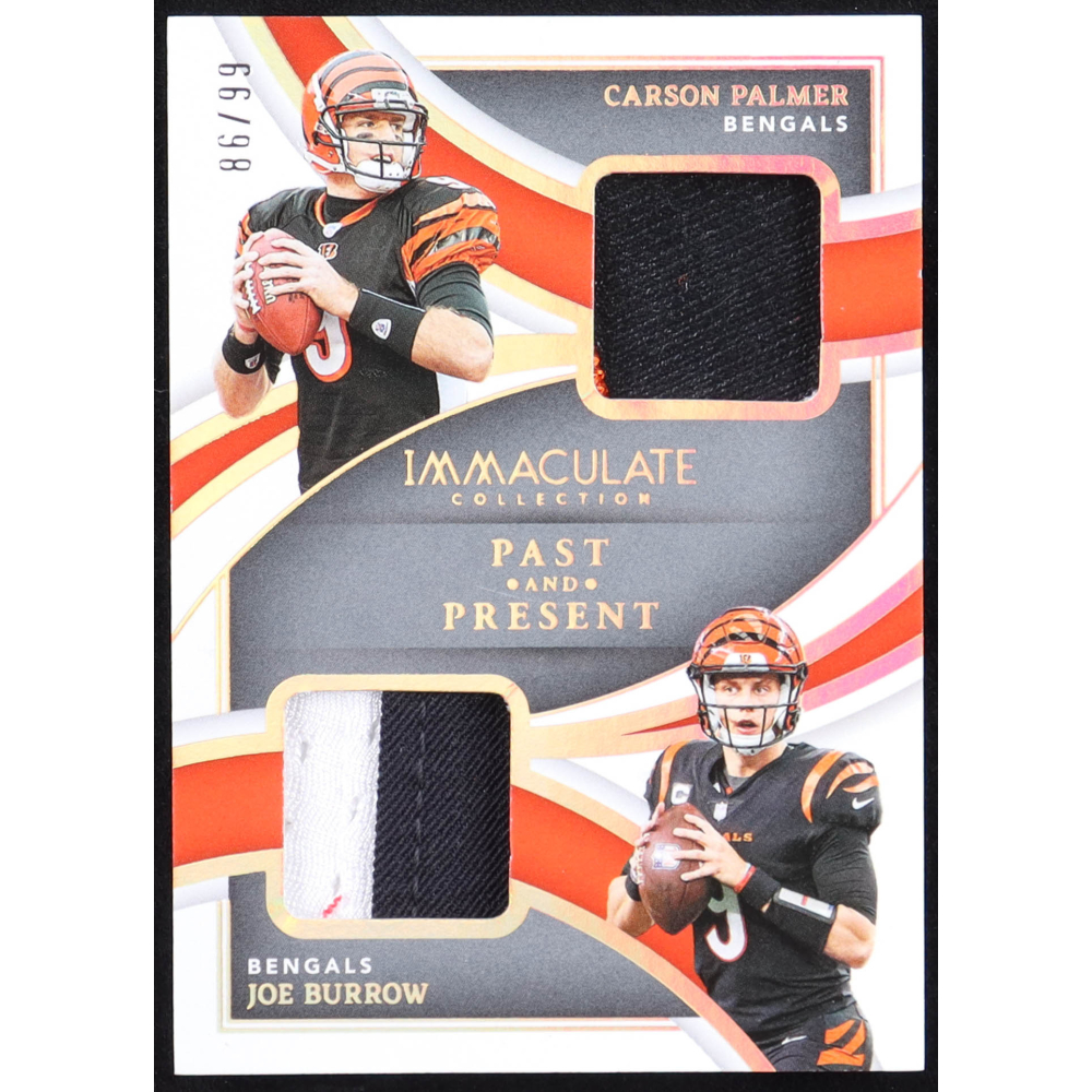 Joe Burrow / Carson Palmer 2022 Immaculate Collection Past and Present ...