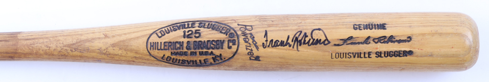 Frank Robinson Signed Louisville Slugger Baseball Bat (JSA) | Pristine ...
