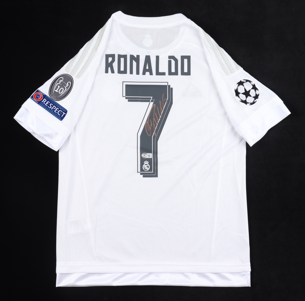 Cristiano Ronaldo Signed Real Madrid Jersey (Beckett) | Pristine Auction