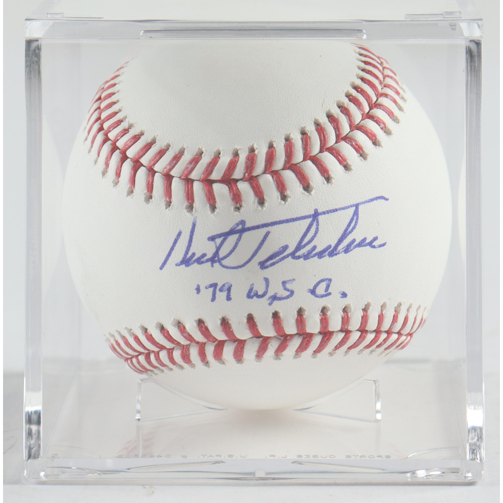 Kent Tekulve Signed OML Baseball Inscribed "79 W.S.C." With Display ...