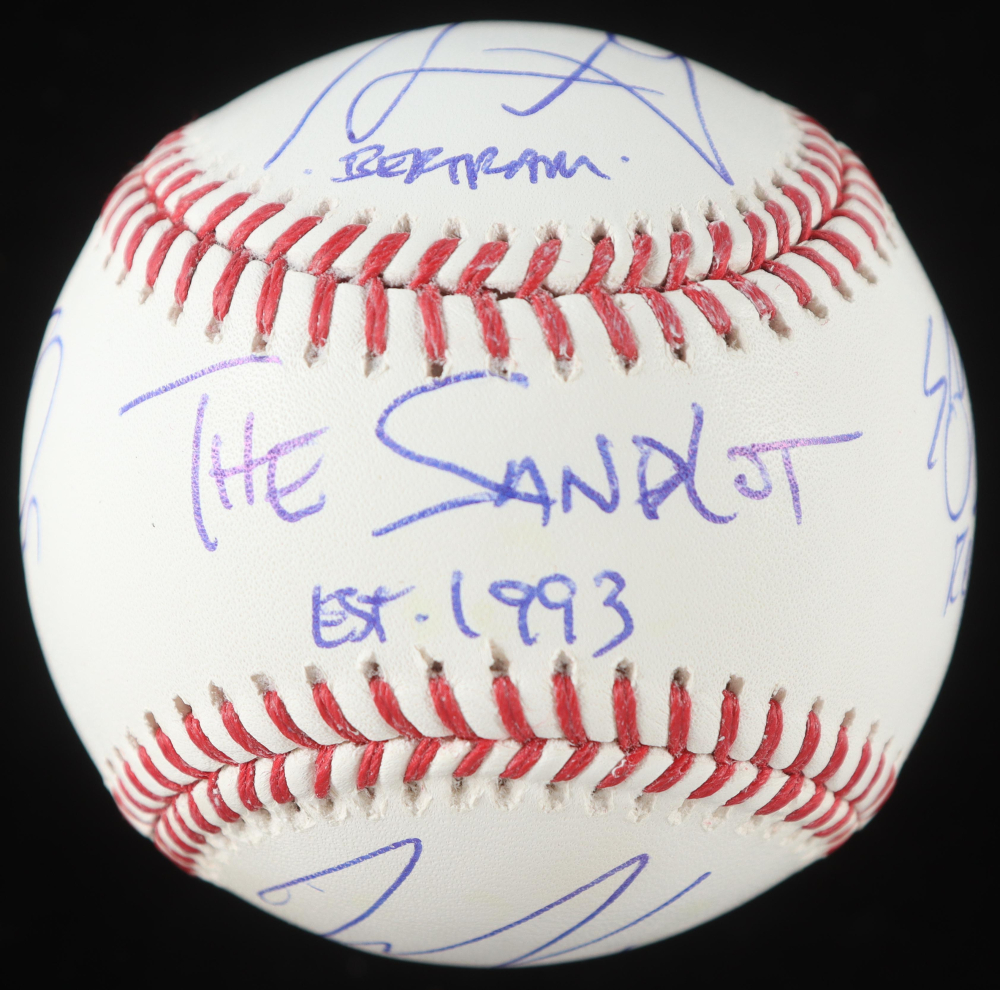 "The Sandlot" Babe Ruth OML Baseball Cast-Signed By (6) with Tom Guiry ...
