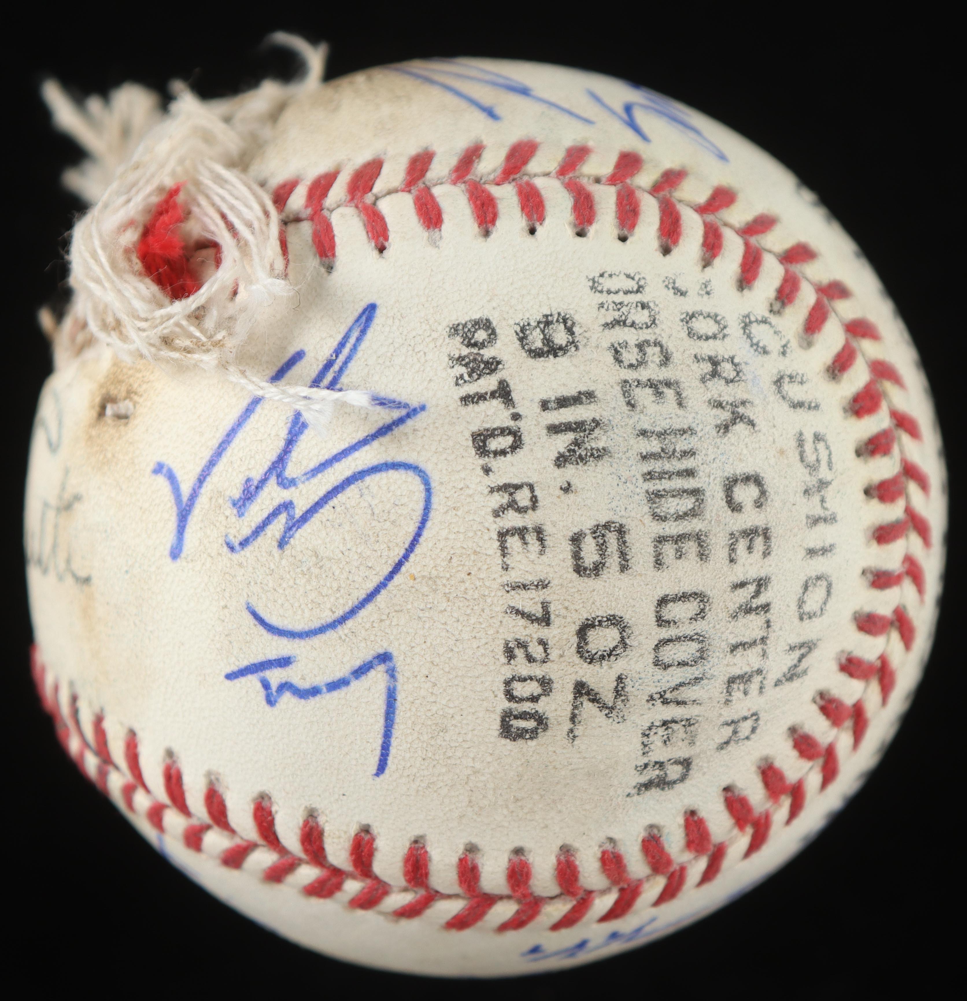 "The Sandlot" Babe Ruth OML Baseball Cast-Signed By (6) with Tom Guiry ...