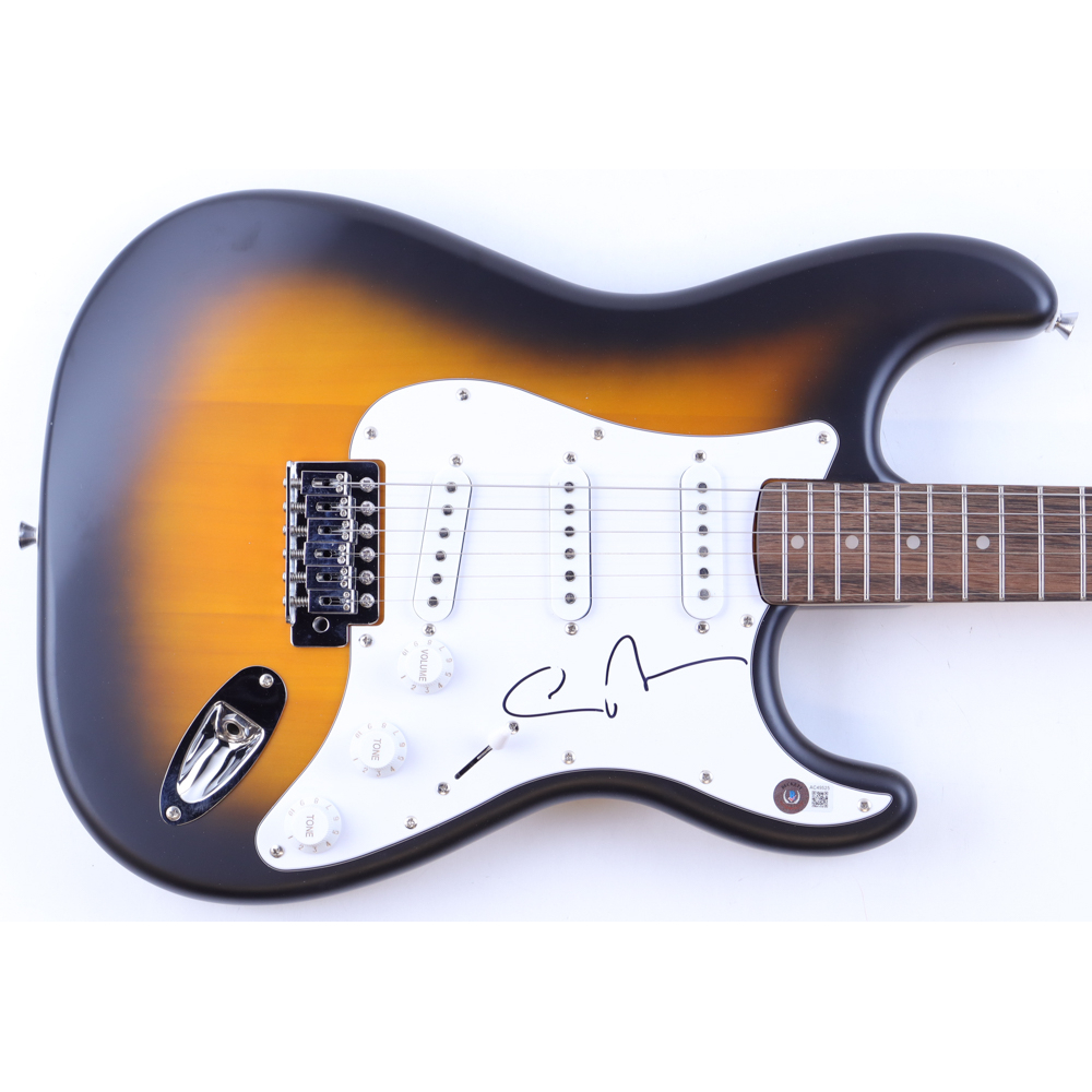 Carlos Santana Signed Full-Sizes Stratocaster Electric Guitar (Beckett ...