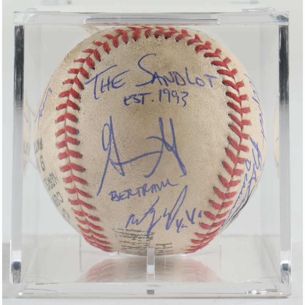 "The Sandlot" Babe Ruth OML Baseball Cast-Signed By (6) with Tom Guiry ...