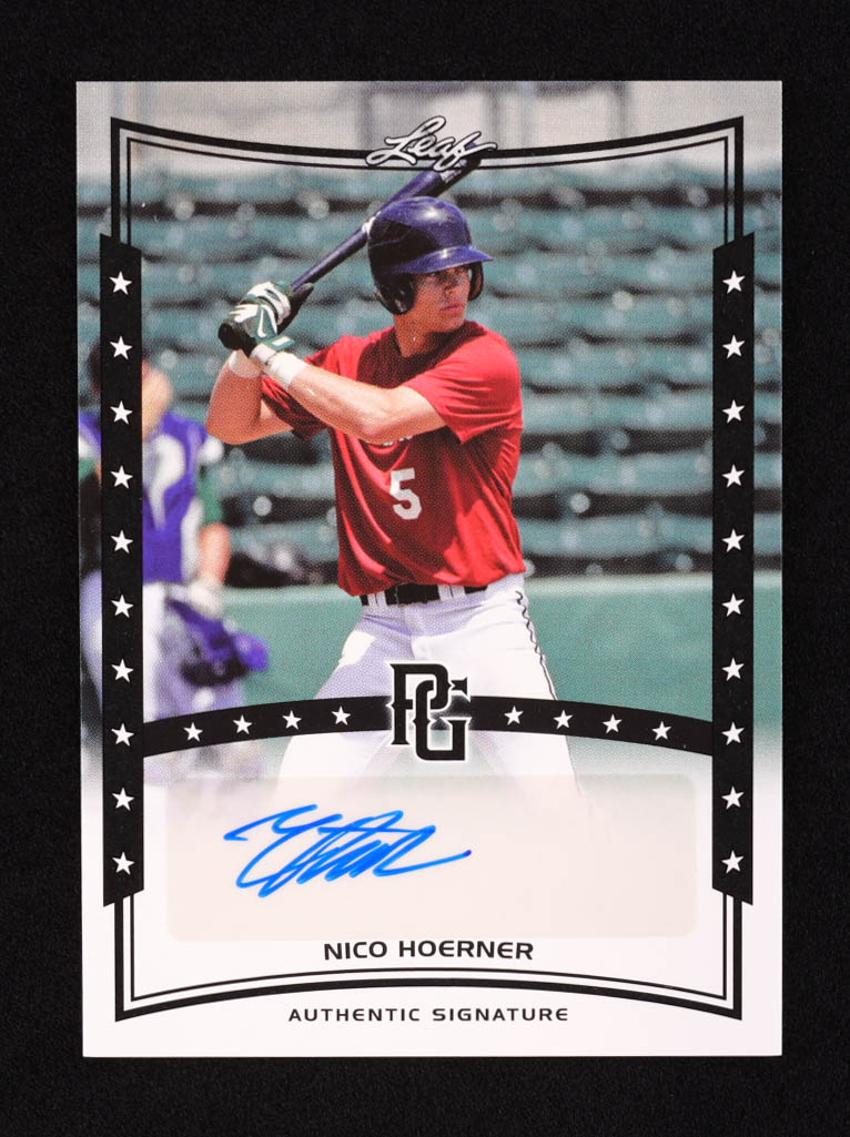 Nico Hoerner 2014 Leaf Perfect Game Showcase Autographs #ANH1 RC ...