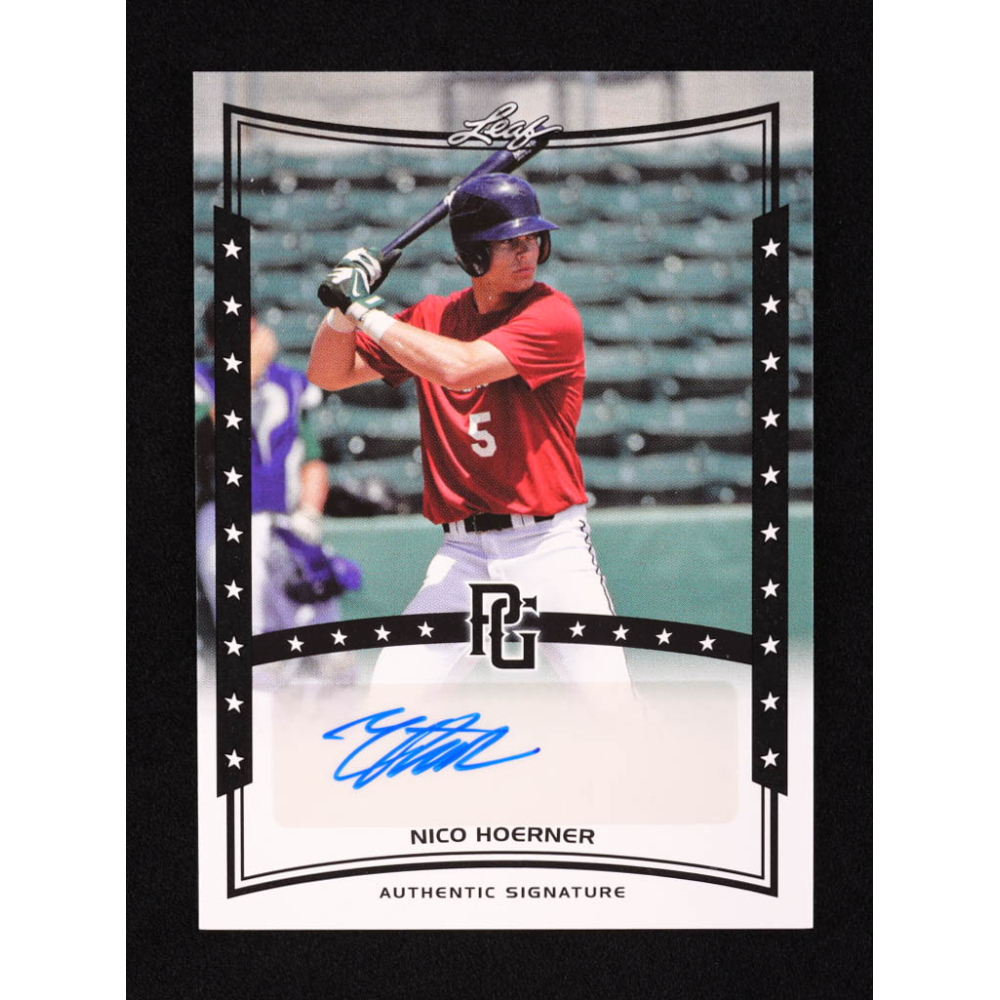 Nico Hoerner 2014 Leaf Perfect Game Showcase Autographs #ANH1 RC ...