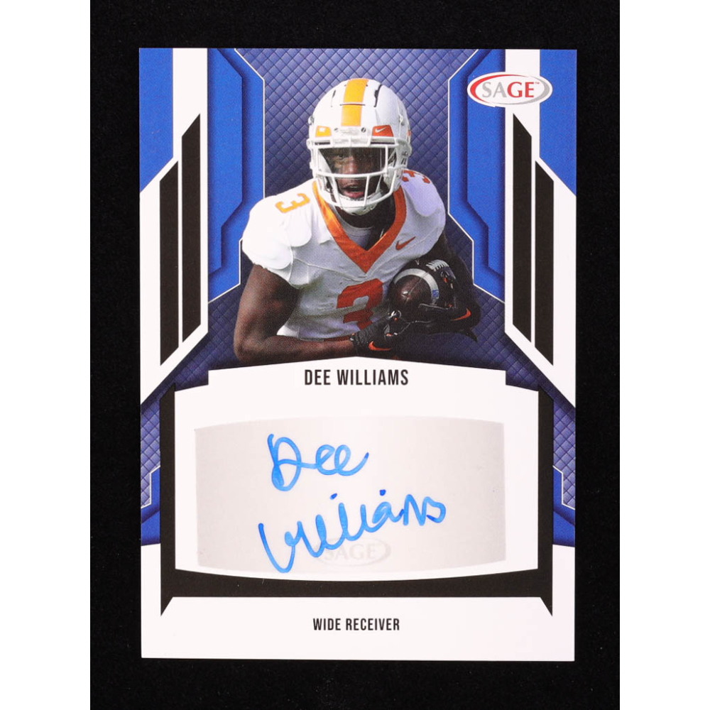 Dee Williams 2023 SAGE Autographs Black #ADW2 RC | Pristine Auction
