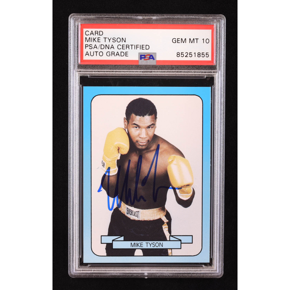 Mike Tyson Signed 1990 Living Legend Series 1 #18 (PSA | Auto 10 ...