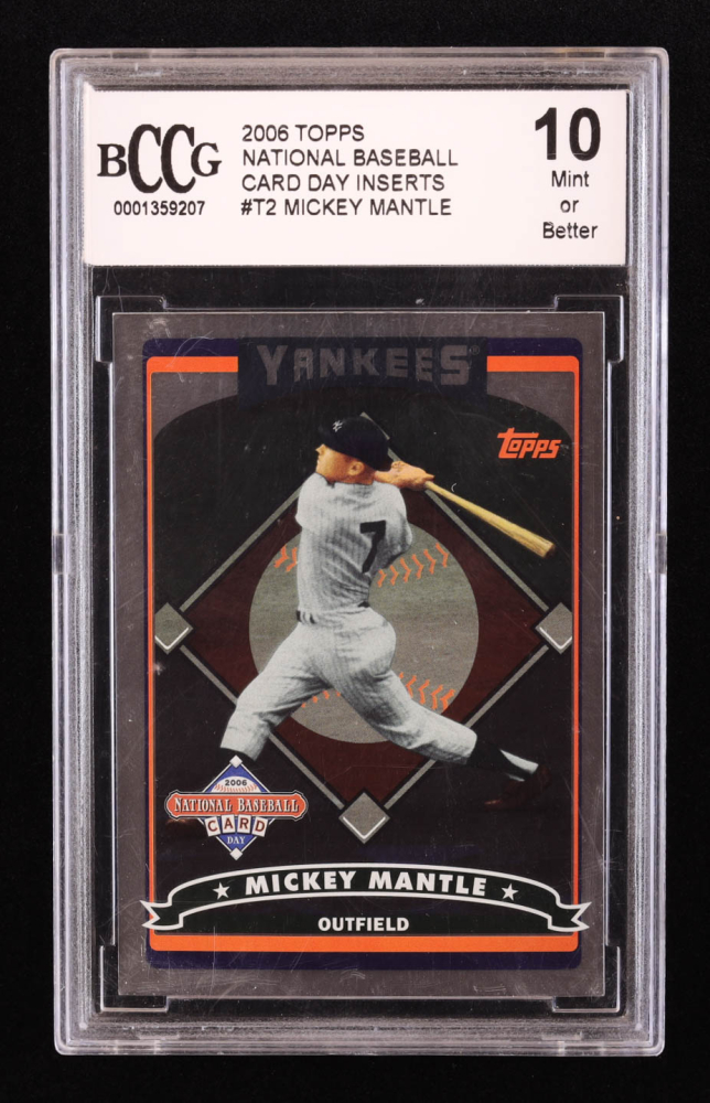 Mickey Mantle 2006 Topps National Baseball Card Day Inserts #T2 Foil ...