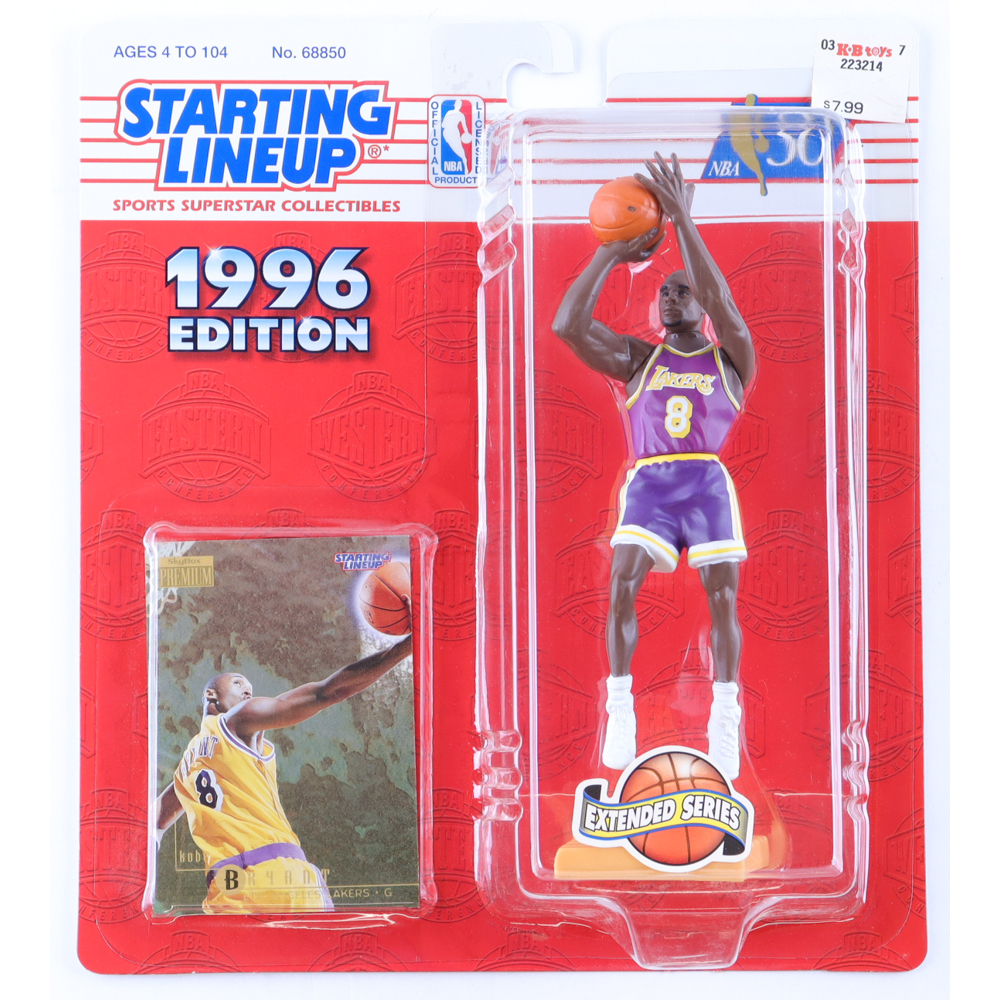 Kobe Bryant 1996 Lakers Starting Lineup Extended Series Figure With ...