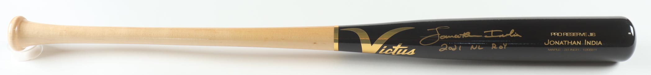 Jonathan India Signed Victus Player Model Baseball Bat Inscribed "2021 ...