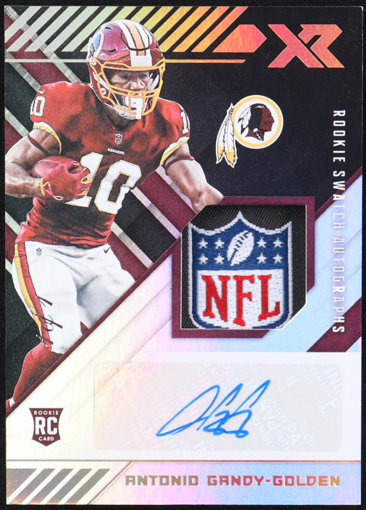 Antonio Gandy-Golden 2020 Panini XR Rookie Triple Swatch Autographs ...