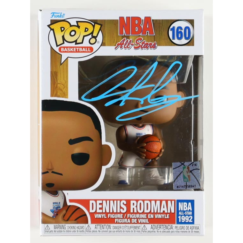 Dennis Rodman Signed "NBA All-Stars" #160 Funko Pop! Vinyl Figure ...