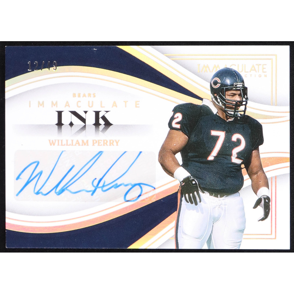William Perry 2023 Immaculate Collection Immaculate Ink #4 #12/49 ...
