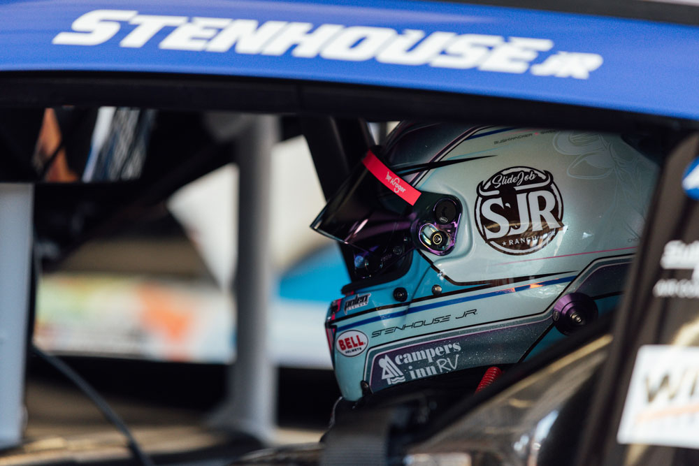 Ricky Stenhouse Jr. & Kyle Larson Signed NASCAR 2024 Race-Worn Visor ...