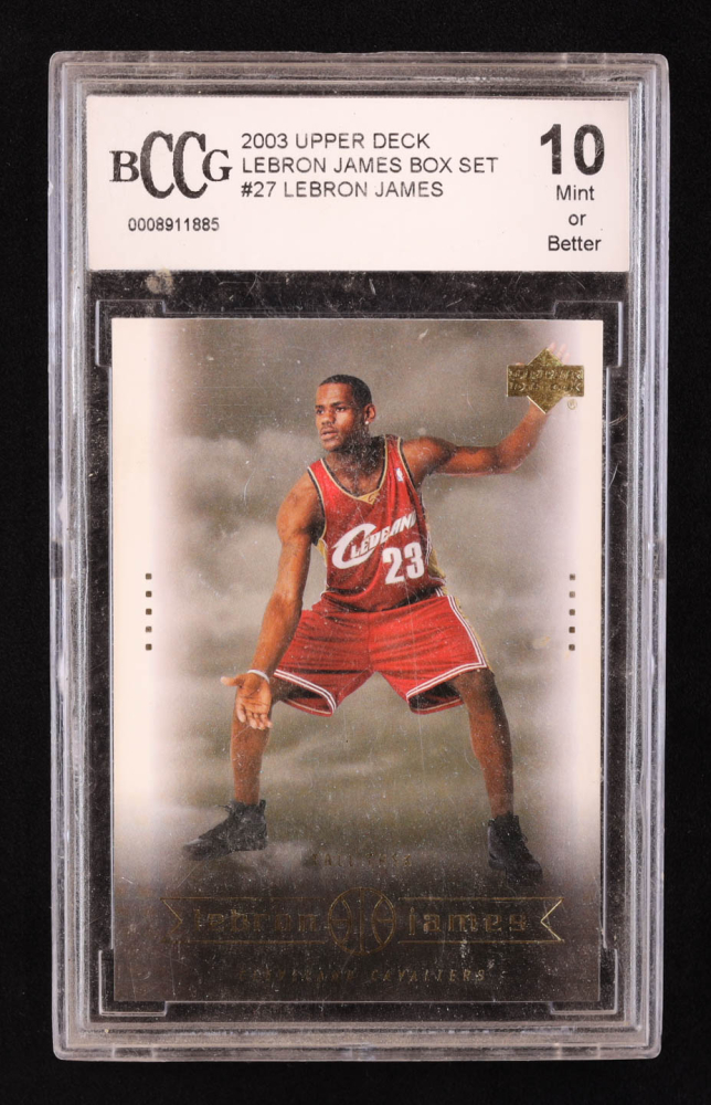 LeBron James 2003 Upper Deck LeBron James Box Set #27 Tall Task RC ...