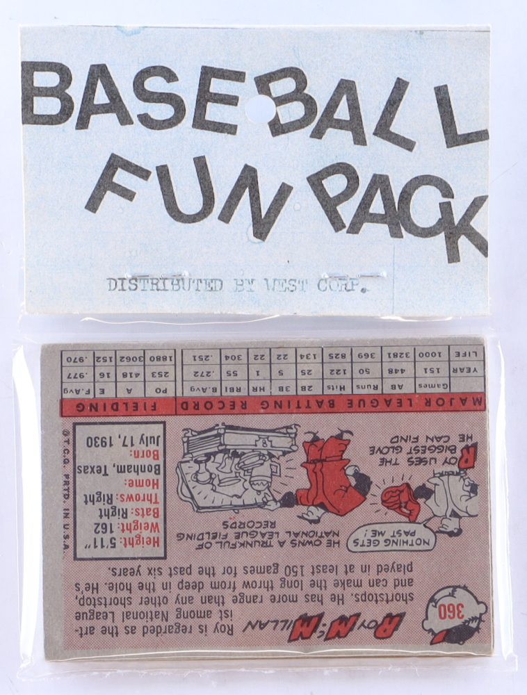 1958 Topps Baseball Card Fun Pack with (10) Cards | Pristine Auction