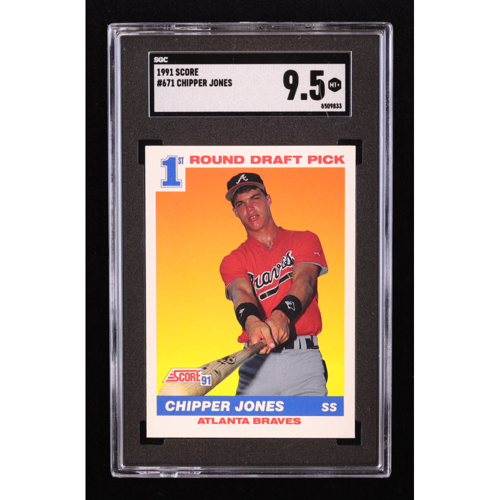Chipper Jones 1991 Score #671 RC (SGC 9.5) | Pristine Auction