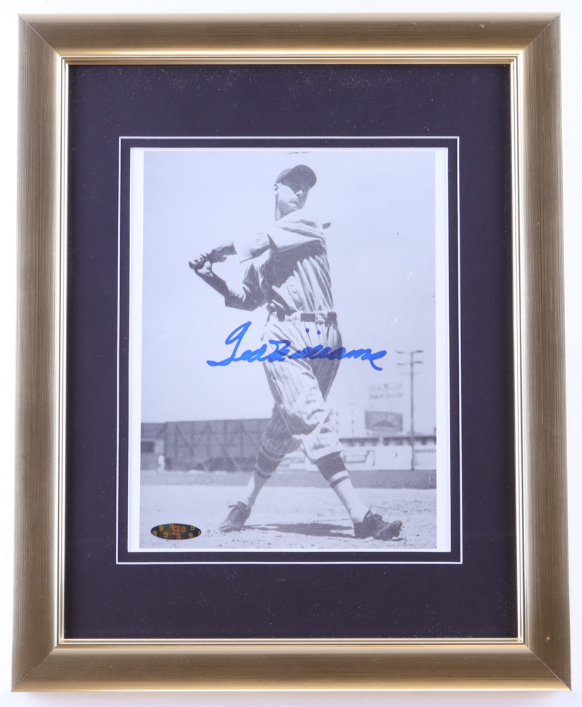 Ted Williams Signed Custom Framed Photo Display (PSA) | Pristine Auction