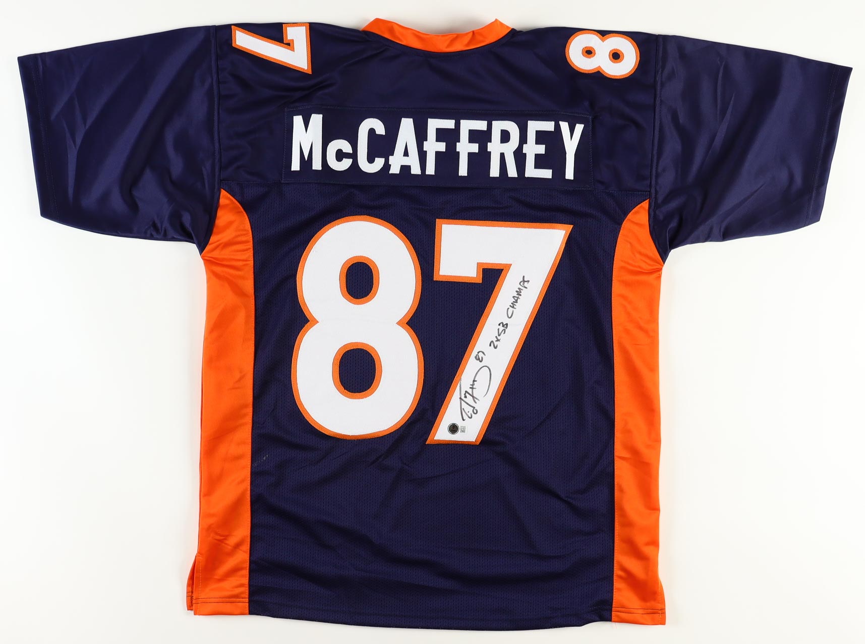 Ed McCaffrey Signed Jersey Inscribed "2x SB Champs" (Beckett ...