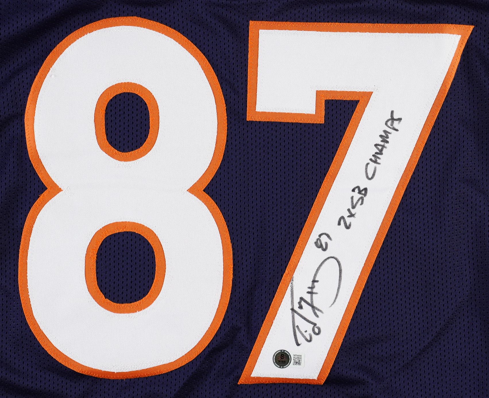 Ed McCaffrey Signed Jersey Inscribed "2x SB Champs" (Beckett ...