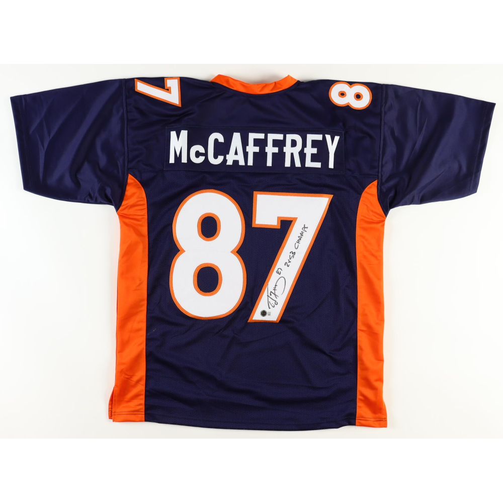 Ed McCaffrey Signed Jersey Inscribed "2x SB Champs" (Beckett ...