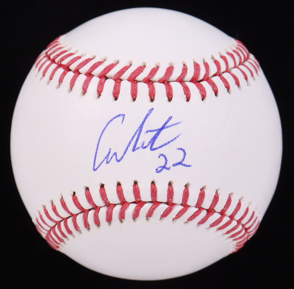 Garrett Whitlock Signed OML Baseball Inscribed "Debut 04/04/21" (JSA ...