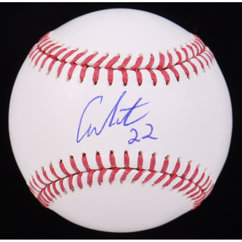 Garrett Whitlock Signed OML Baseball Inscribed "Debut 04/04/21" (JSA ...