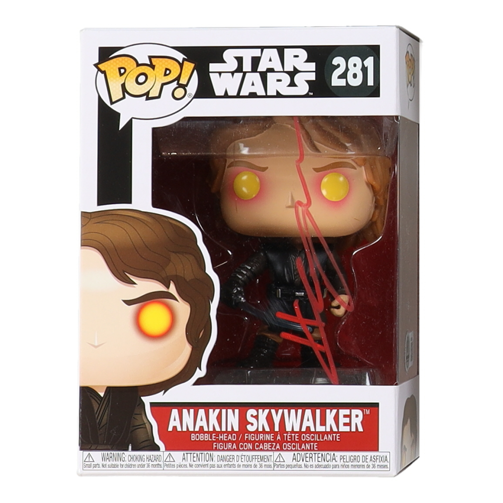 Hayden Christensen Signed "Star Wars" #281 Anakin Skywalker Bobble-Head ...