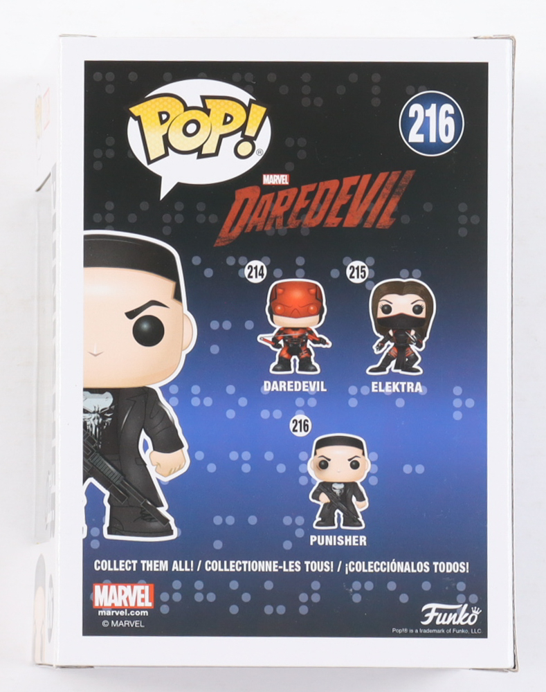 Jon Bernthal Signed "Daredevil" #216 Punisher Funko Pop! Vinyl Bobble ...