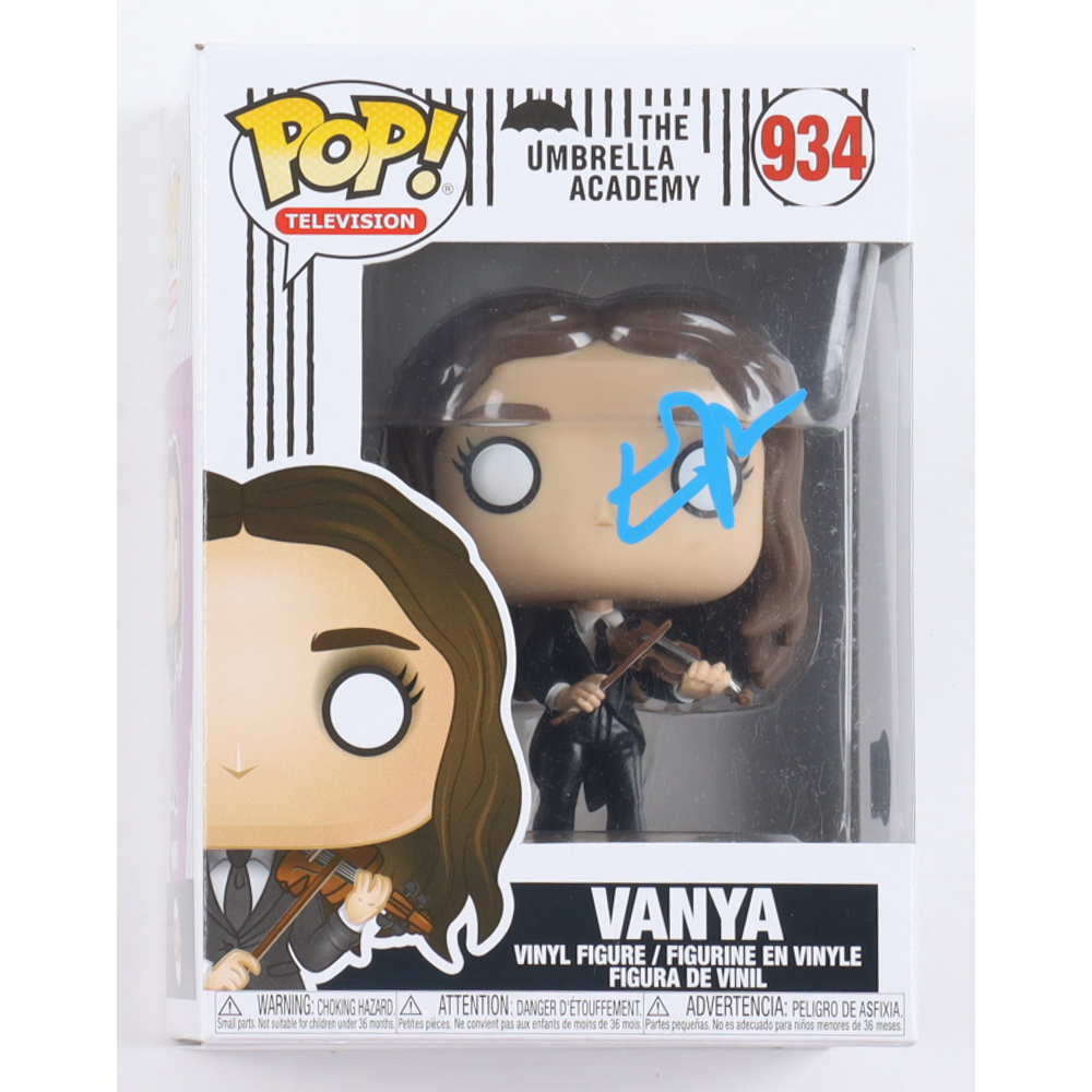 Ellen Page Signed "The Umbrella Academy" #934 Vanya Funko Pop! Vinyl ...