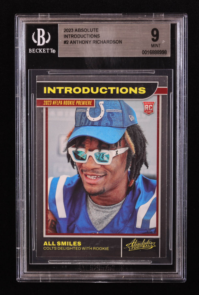 Anthony Richardson 2023 Absolute Introductions #2 RC (BGS 9) | Pristine ...