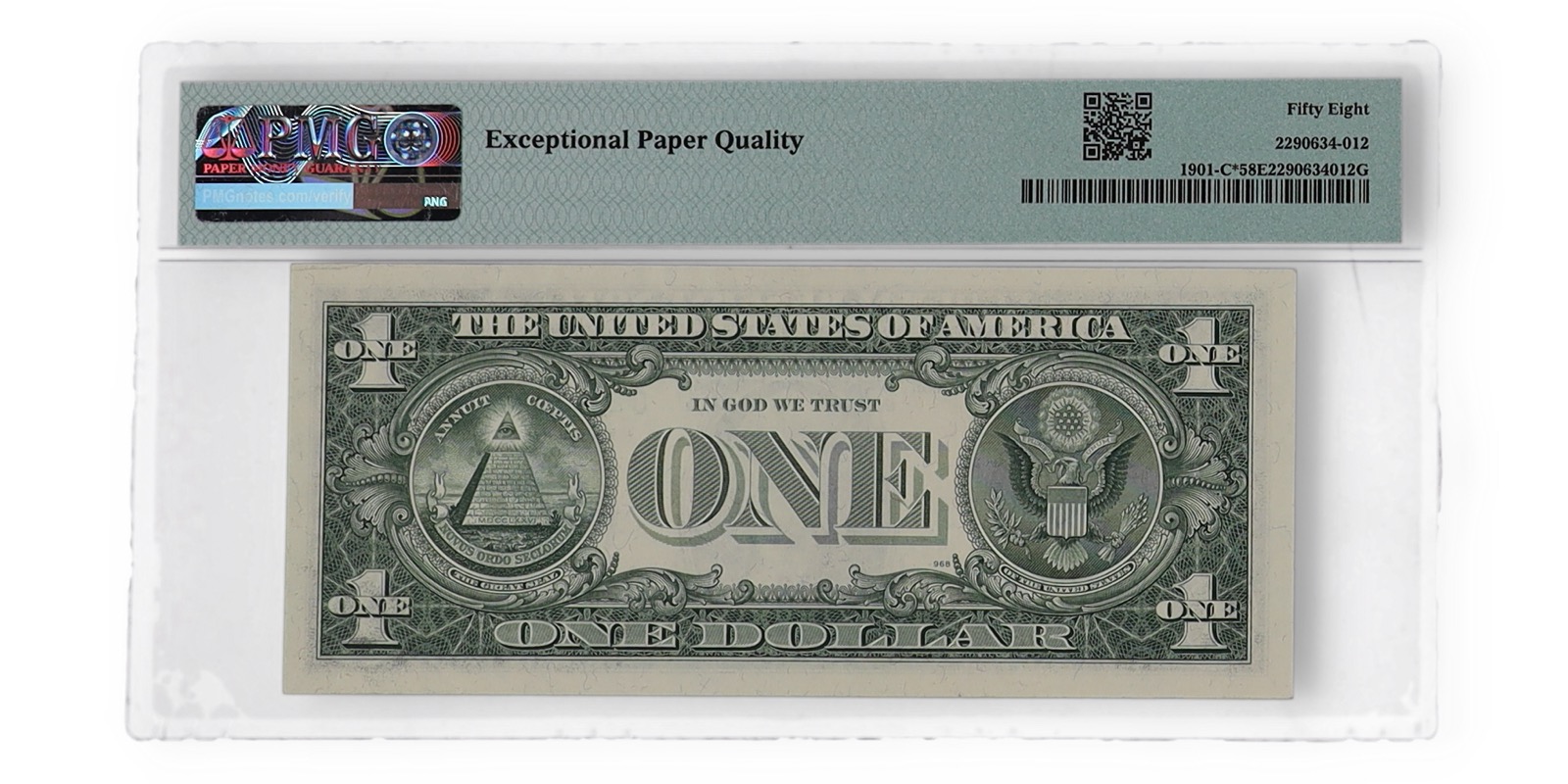 1963-A U.S. $1 Federal Reserve "Star" Note (PMG Choice AU58 EPQ ...