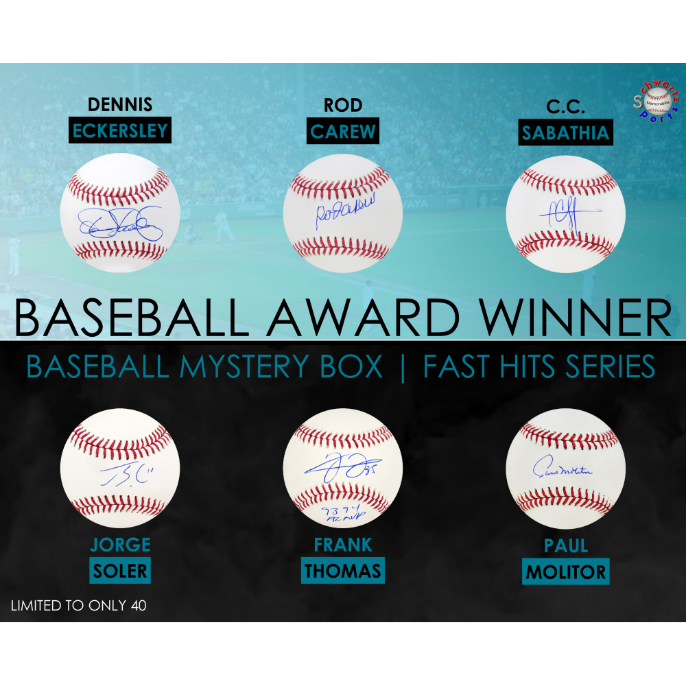 Baseball AWARD WINNER Signed Baseball Mystery Box FAST HITS Series 2